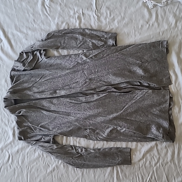 Cyrus | Sweaters | Heathered Gray Long Open Front Cardigan Cyrus Large ...